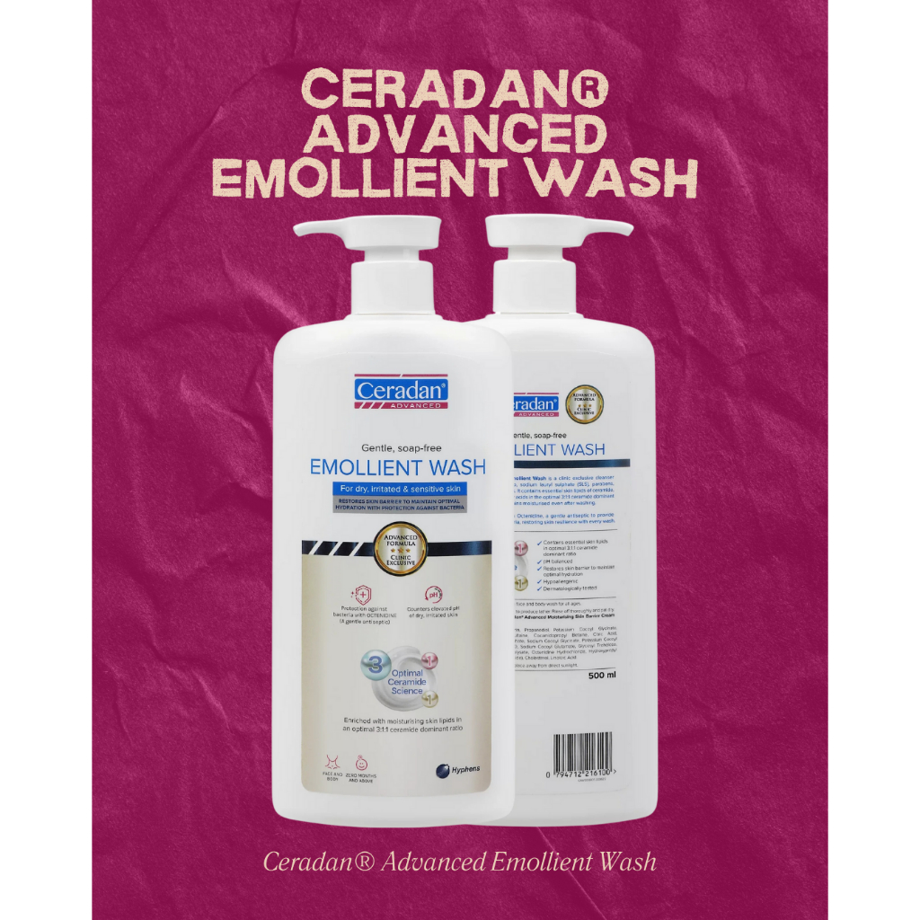 Ceradan Advanced Emollient Wash scientifically formulated for eczema ...