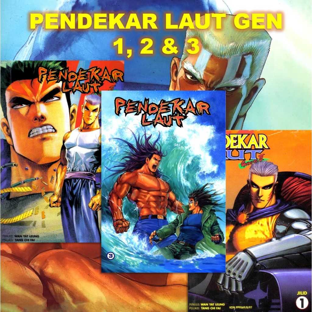 Manhua: Pendekar Laut Gen 1, 2 & 3 (LENGKAP) Dlm B. Malaysia | Shopee ...