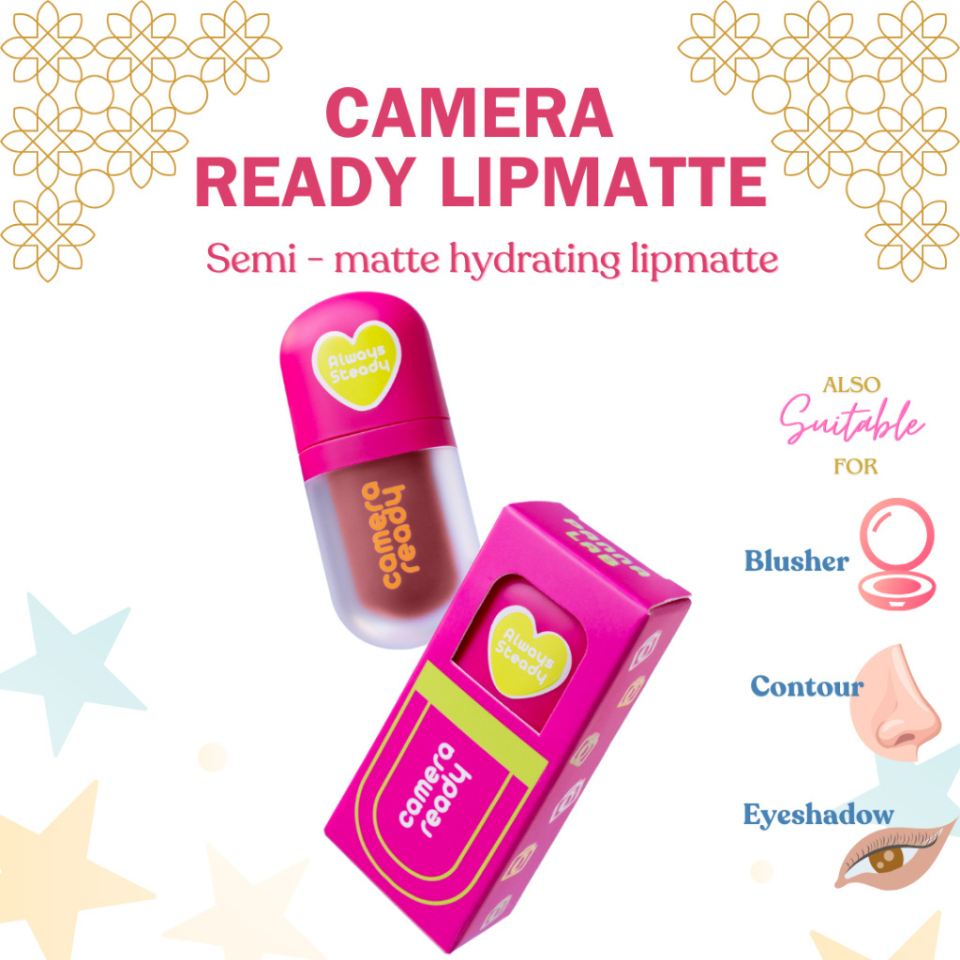 PANNA LAB Official CAMERA READY LIPMATE SEMI-MATTE (46g) | Shopee Malaysia