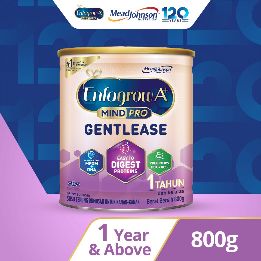 Enfagrow A+ MindPro Step 3 Gentlease Susu Milk Formula Powder Easy ...