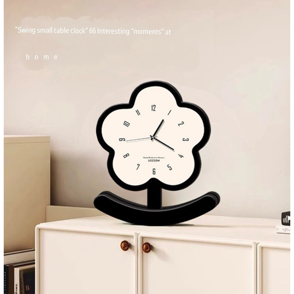 Modern Flower Swing Clock Decoration Clock | Shopee Malaysia