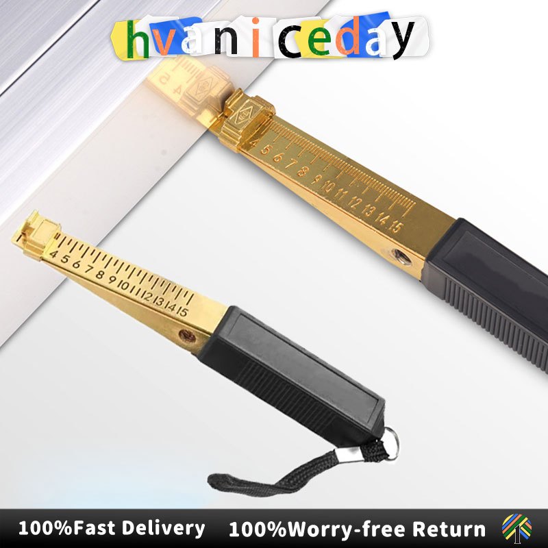 0.5mm Vernier Caliper Engineering Detection Ruler Taper Feet Gauge ...