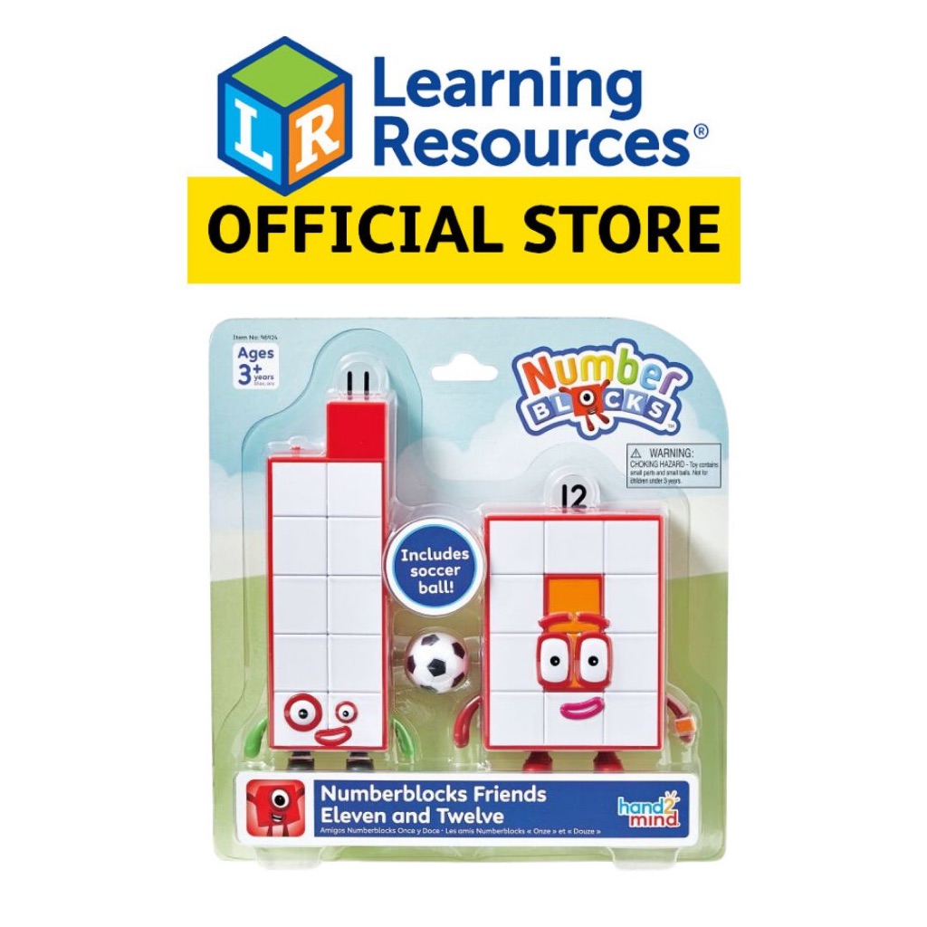 Learning Resources Numberblocks Friends Eleven and Twelve Figures by ...