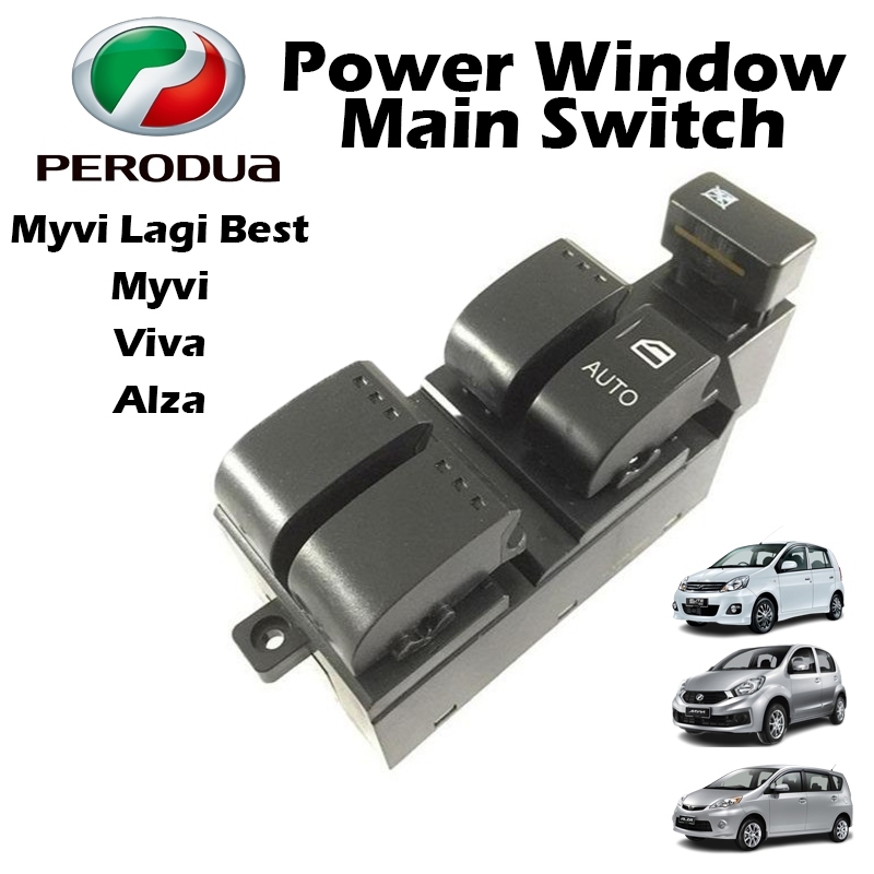 Original Perodua/Daihatsu Genuine Power Window Main Switch For Perodua ...