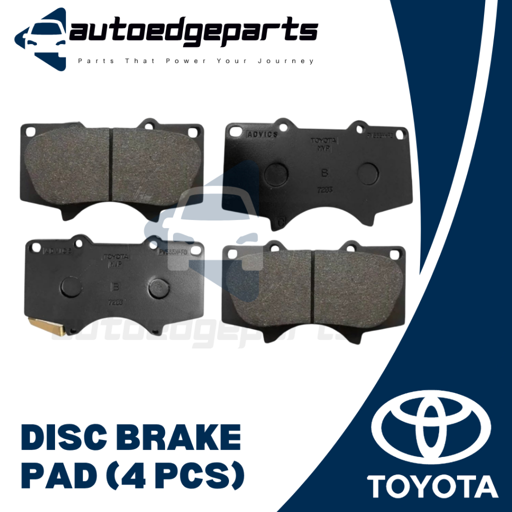 Front Disc Brake Pad for Toyota Hilux Revo GUN125 GUN126 / Fortuner 2.4 ...