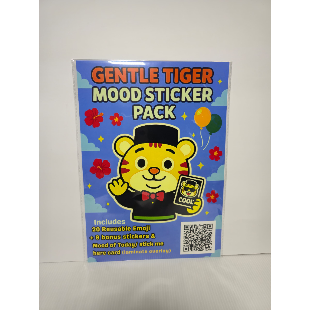 Gentle Tiger Mood Sticker Pack | Shopee Malaysia