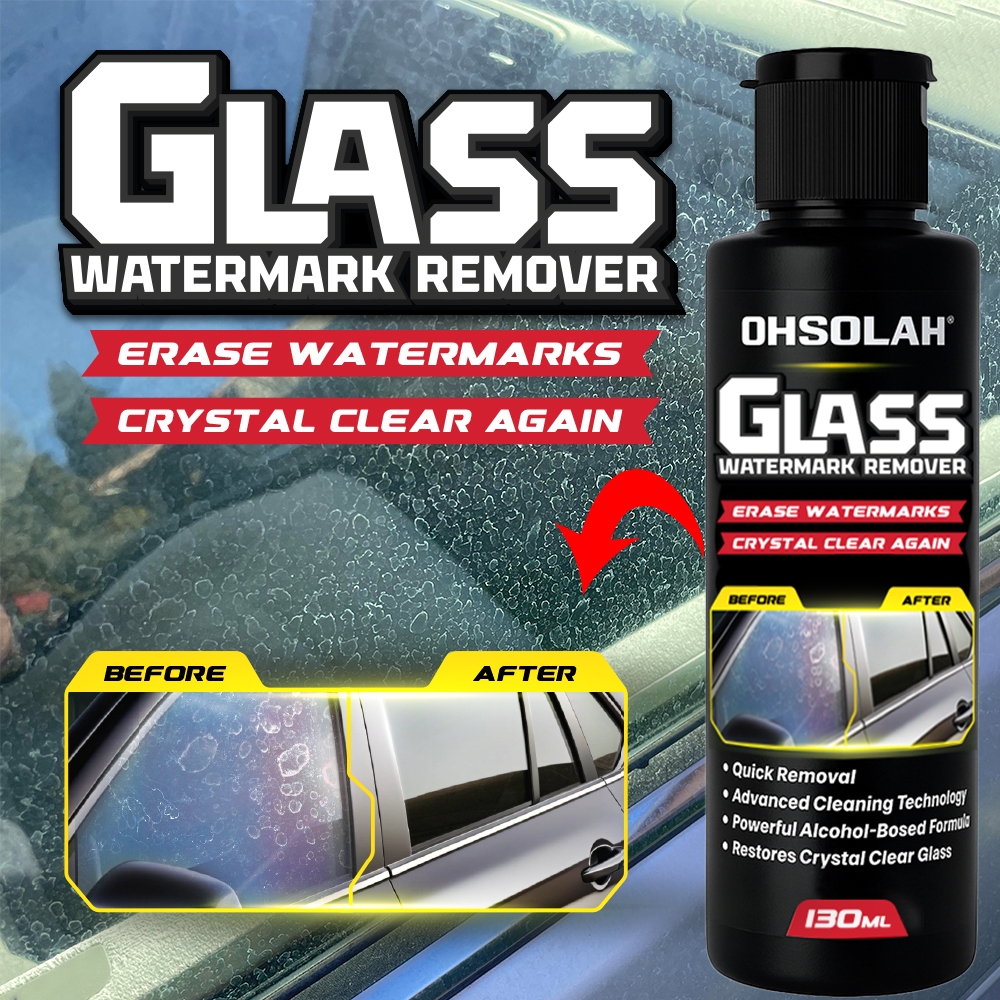 OHSOLAH Glass Watermark Remover Cermin Kereta – Hilangkan Kesan Air ...