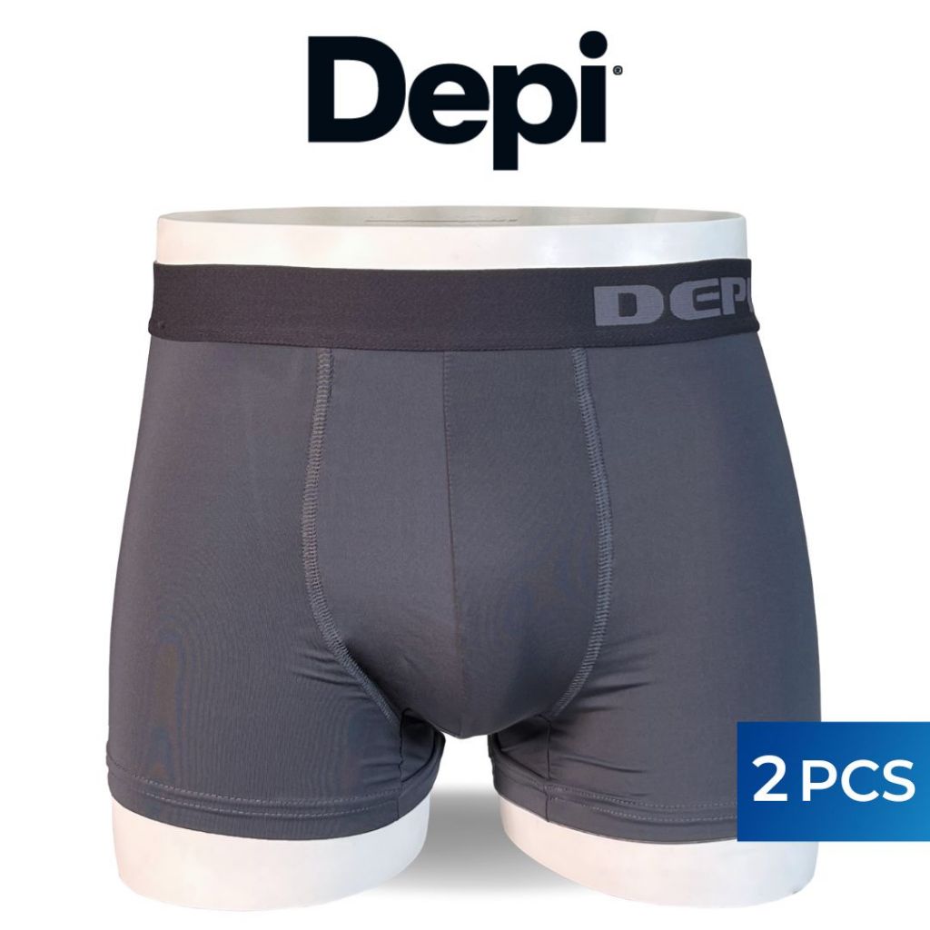 Depi Men’s AIR2 Boxer Trunk Underwear (2pcs) | Soft & Stretchable ...