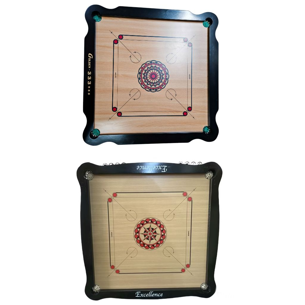GC33/ 333 Carrom Board wood & plastik [Free Carrom Men & Striker ...
