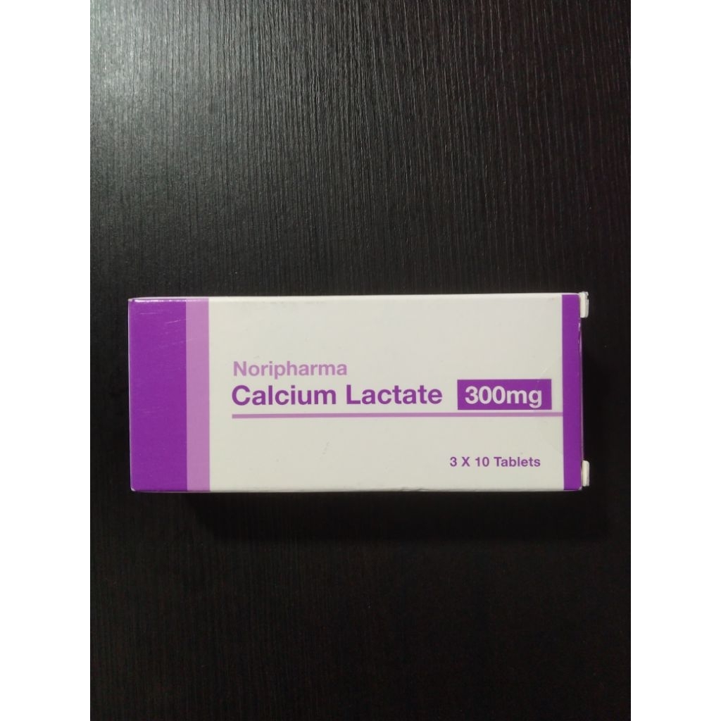 CALCIUM LACTATE 300MG (3X10'S) | Shopee Malaysia