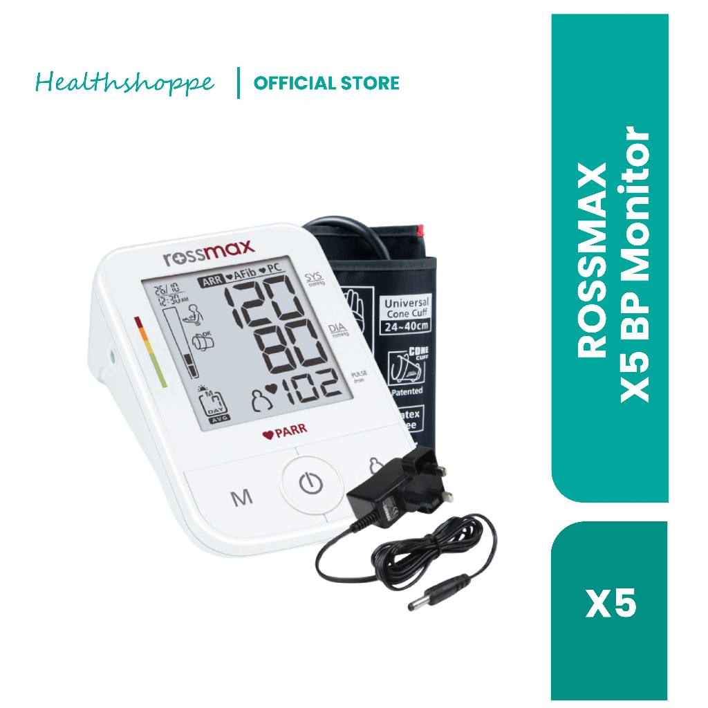 Rossmax X5 BP Monitor – Upper Arm Digital Blood Pressure Machine with ...