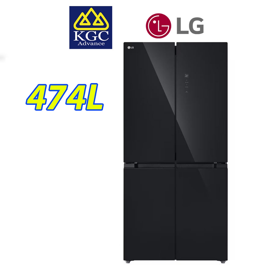 (Free Shipping) LG 474L French Door Fridge in Black Glass Finish GC ...