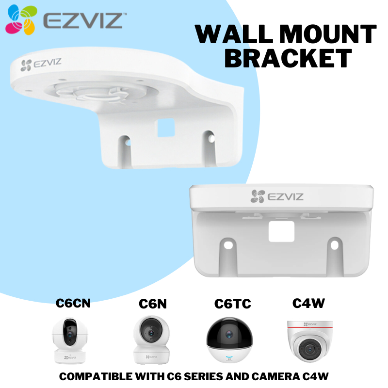 HIKVISION EZVIZ CCTV Bracket (Top Global Brand) Wall Mount for C4W C6C ...