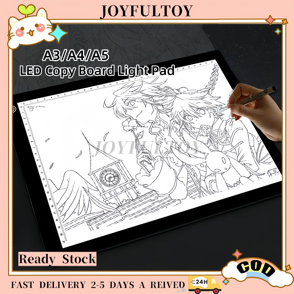 LED Copy Board Light Pad A3/A4/A5 Drawing Tracing Tablet Copyboard ...