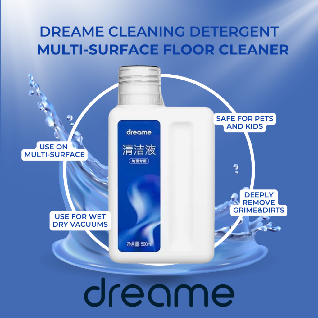 ORIGINAL DREAME CLEANING SOLUTION FOR DREAME WET DRY VACUUMS (500ML ...