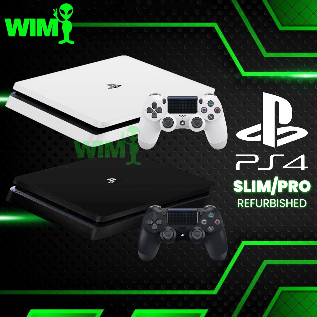 USED SONY PS4 Playstation 4 Console SLIM PRO 500GB / 1TB REFURBISHED CD ...