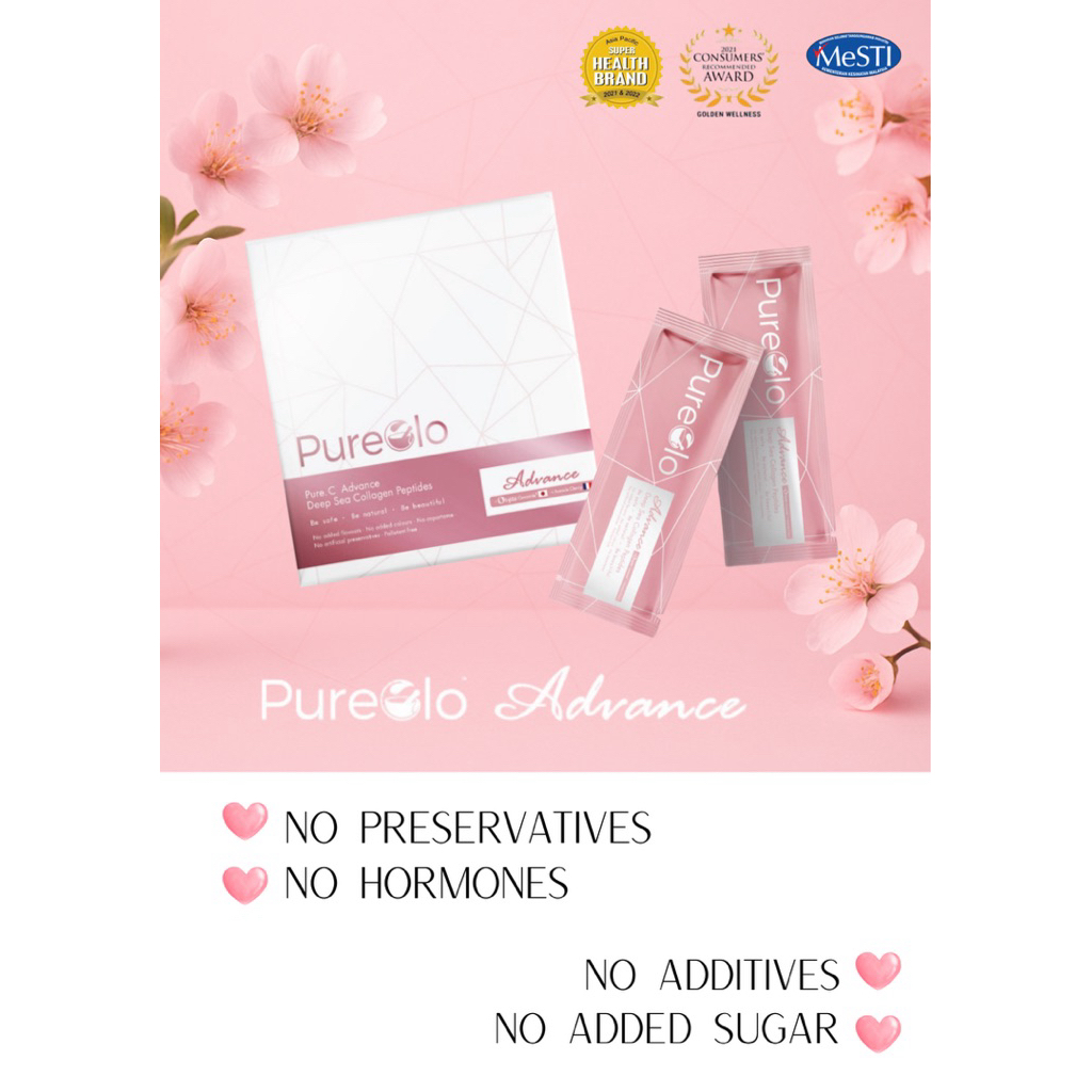 [Exp: 6/2027] Pureglo Advance Collagen: Marine Collagen Peptide ...