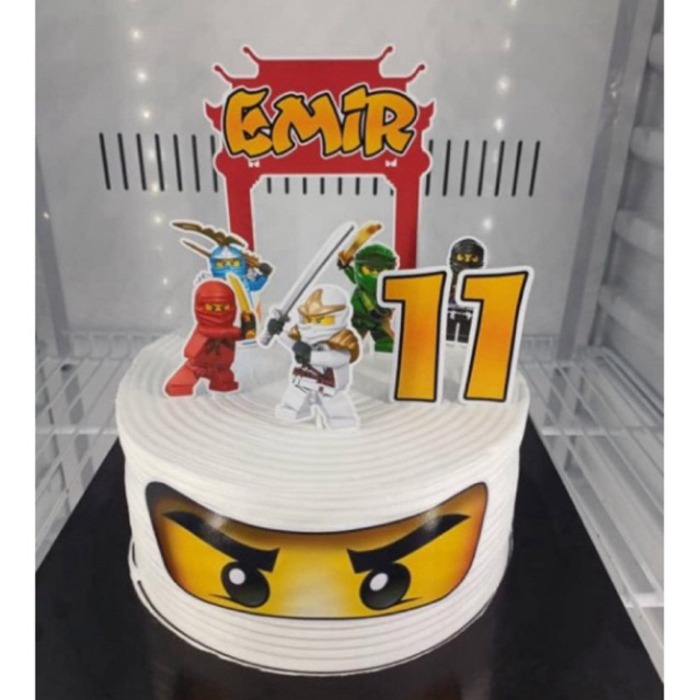 TOPPER CAKE CUSTOM THE LEGO NINJAGO | Shopee Malaysia