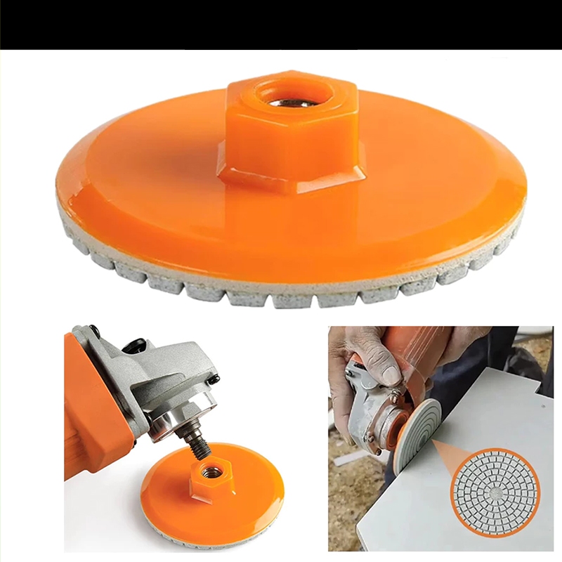 80mm 3" Diamond Polishing Pad Disc M10 Angle Grinder Single Piece ...