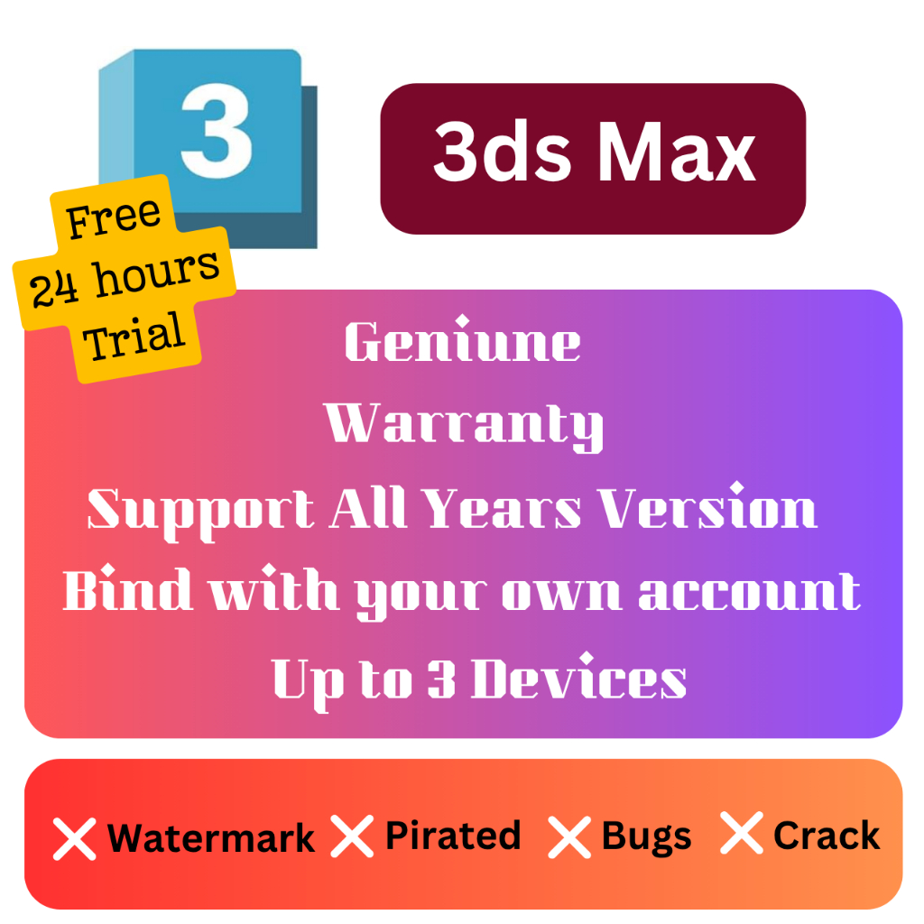 3ds Max 2026 & All Years Version | Shopee Malaysia
