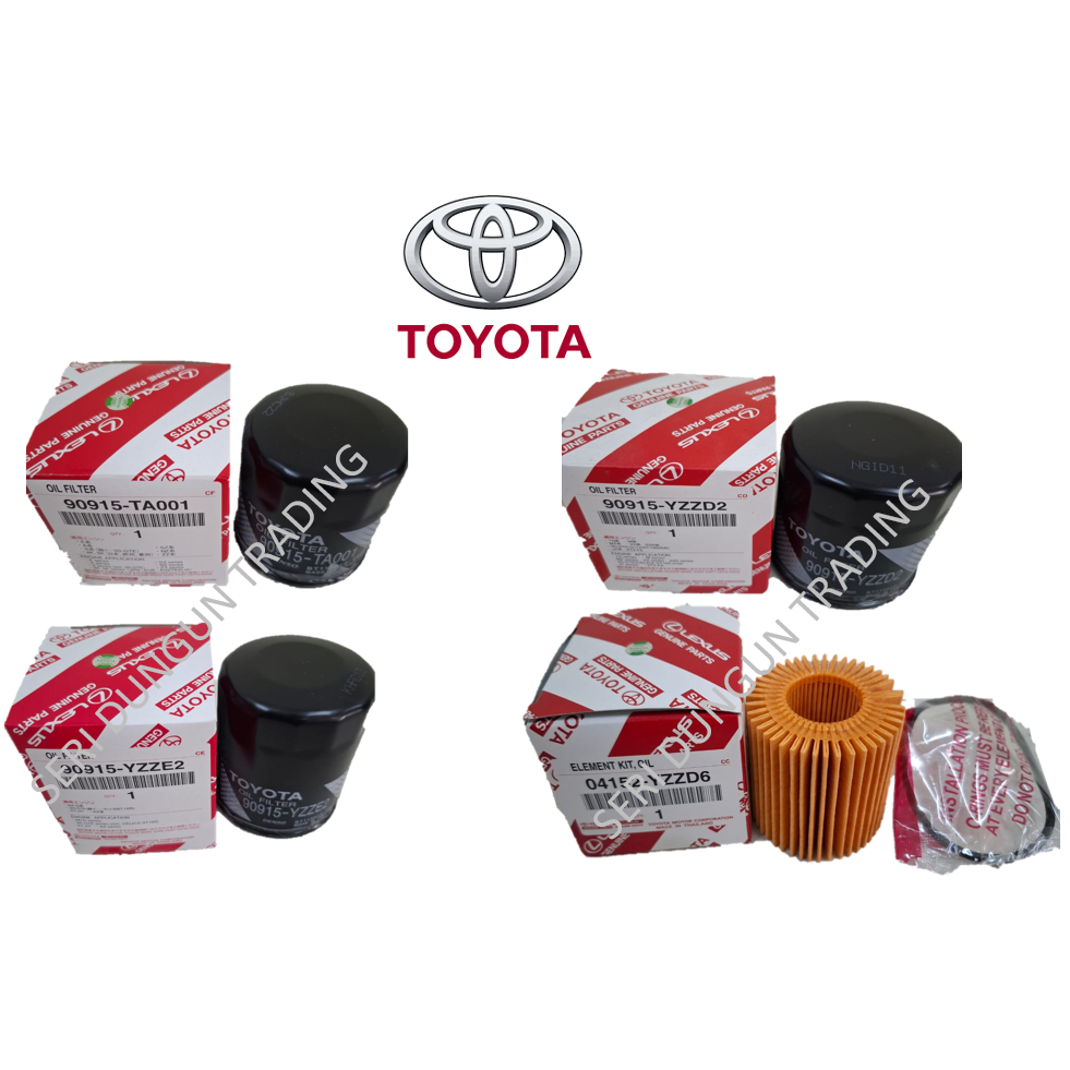 TOYOTA PENAPIS MINYAK ENJIN TA001 (E1)/E2/D2/D6(A6) (100% ORIGINAL ...