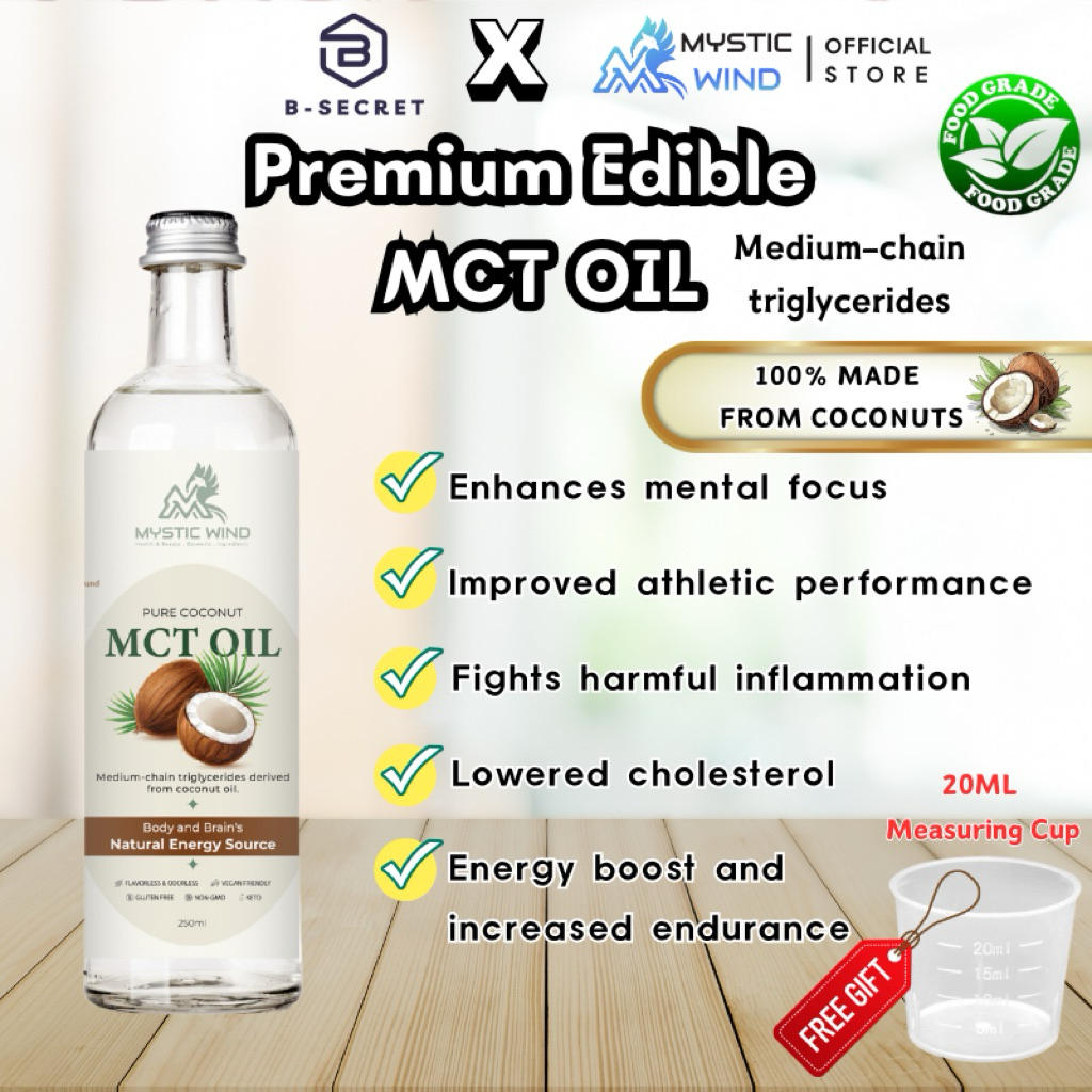 Food Grade MCT Oil - 100% Pure- Medium Chain Triglycerides from Coconut ...