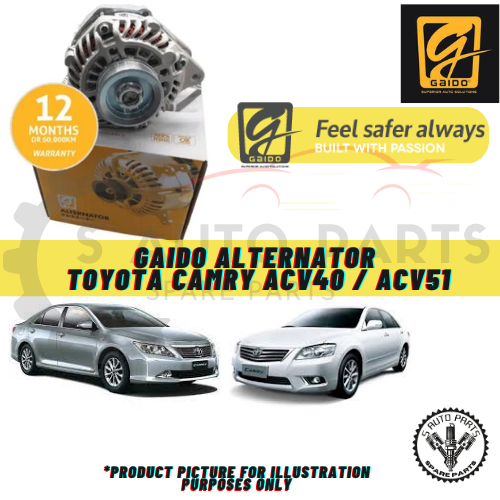 TOYOTA CAMRY ACV40 / ACV51 100% BRAND GAIDO (ALTERNATOR NEW ...