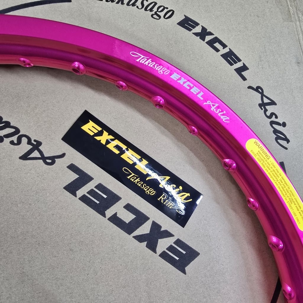 TAKASAGO EXCEL ASIA ／ JAPAN ALLOY RIM ( BLACK / GOLD / BLUE / RED ) 160 ...