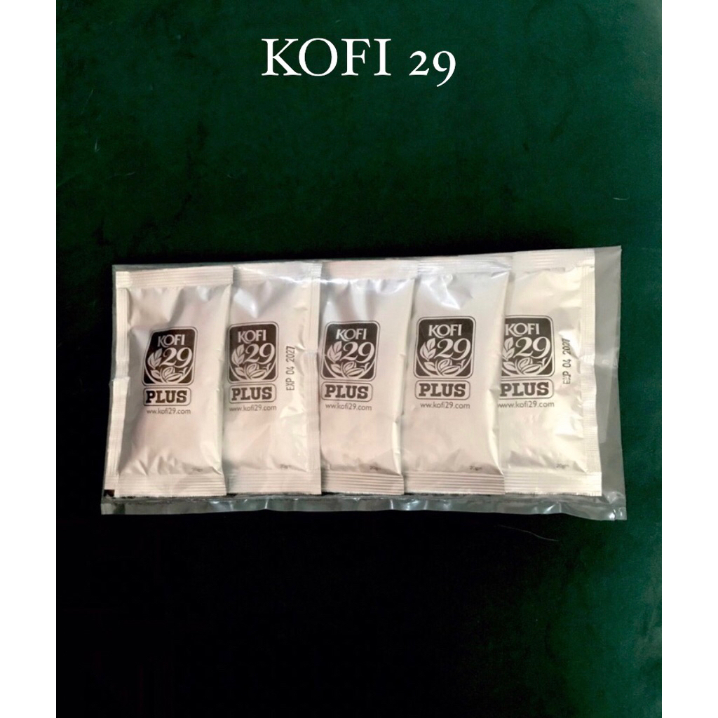 KOFI 29 PLUS ORI TRIAL PACK 5 SACHET (NO BOX) | Shopee Malaysia