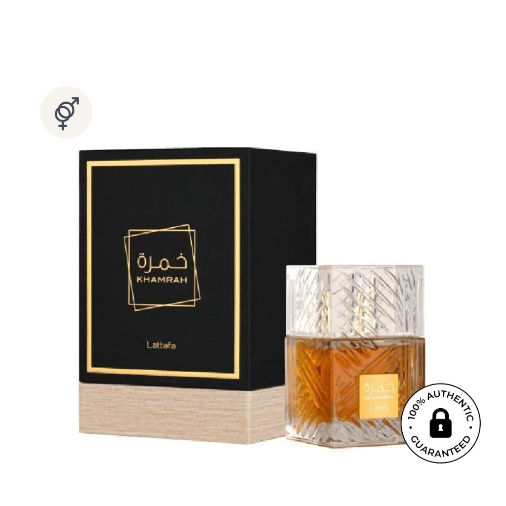 Khamrah Black By Lattafa EDP 100ML Arabic Perfume Spray For Men With 3D ...