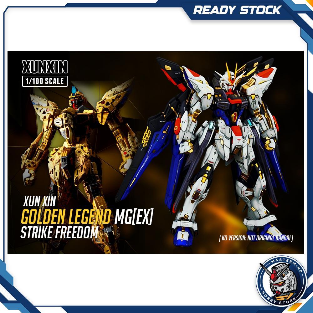 (Ready Stock) Xun Xin Model Golden Legend MGEX Strike Freedom Model Kit (KO version) | Shopee ...