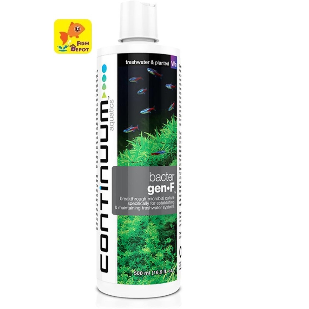 Continuum BacterGen F 250ml / 500ml – Freshwater Aquarium Bacteria ...