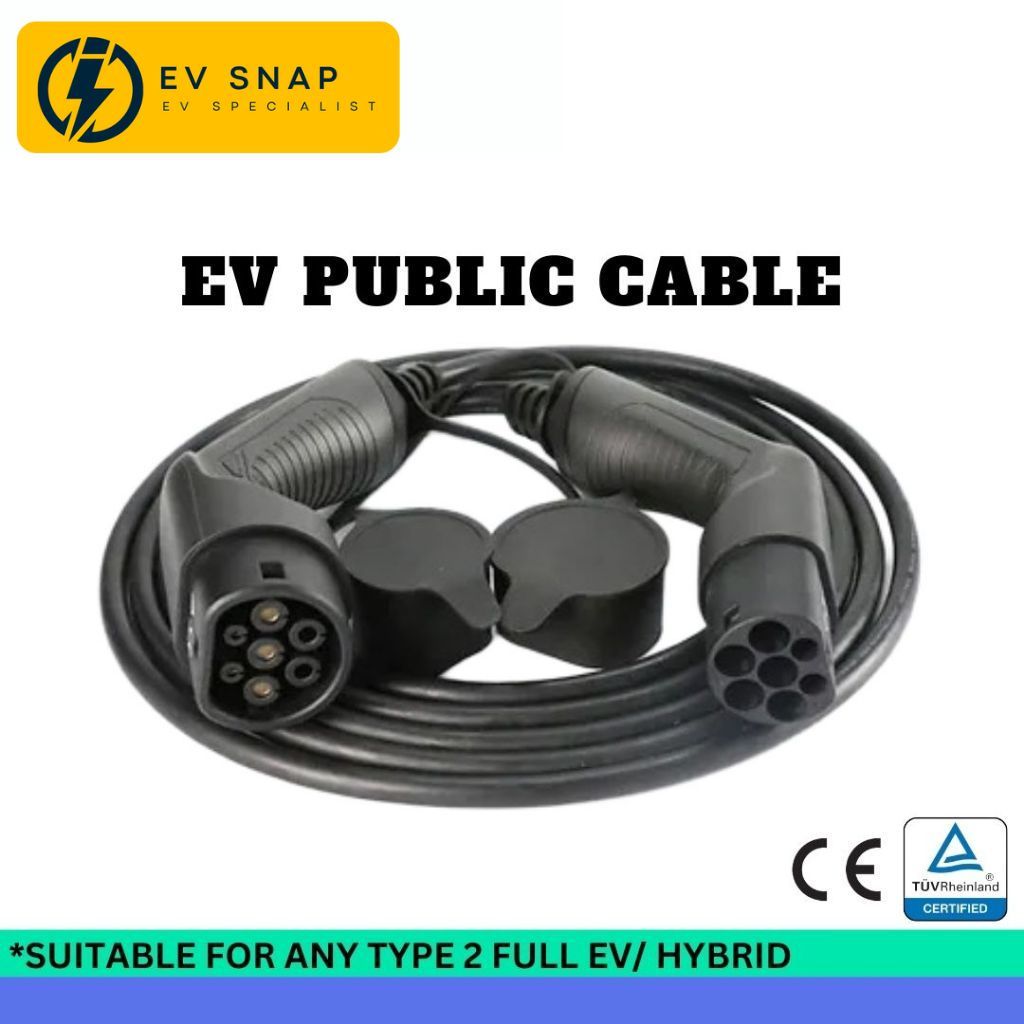 (Ready Stock in Malaysia!!!) EV Charging Cable (22kW/7kW | Type 2 -Type ...