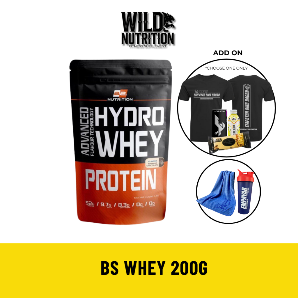 BS Nutrition Hydrowhey Protein 1kg (33 Servings) | Shopee Malaysia