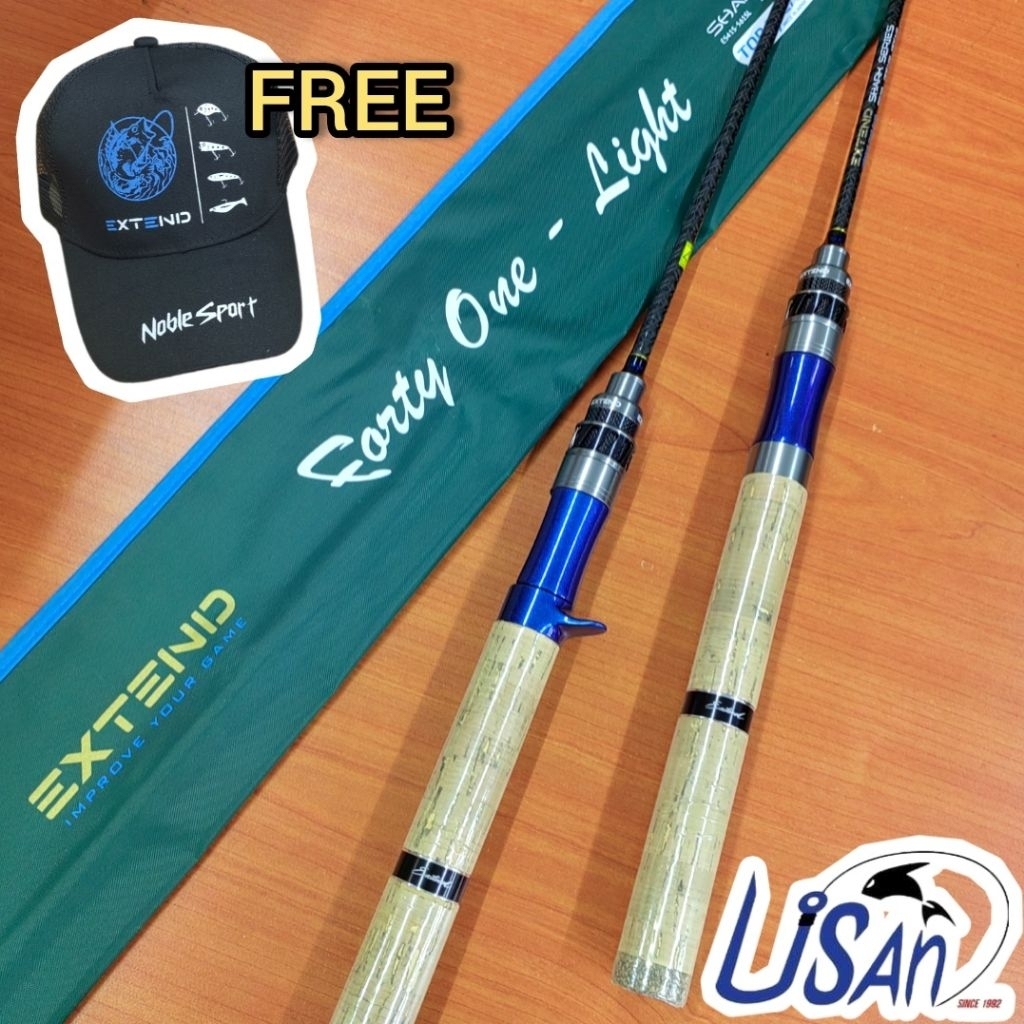 EXTEND SHARK 41 SERIES - LIGHT SP/BC ROD SPINNING ROD CASTING ROD ...