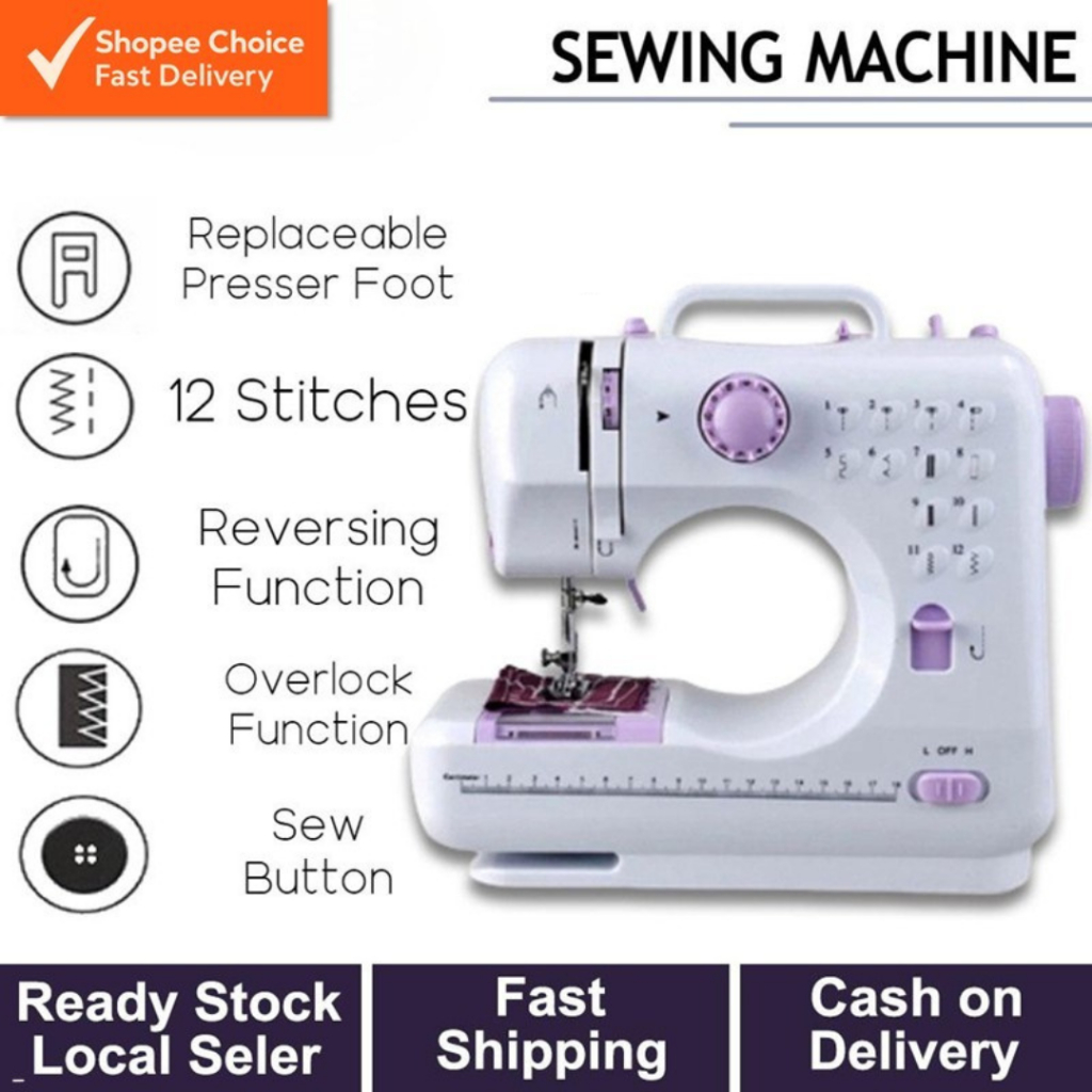 Mini Electric Sewing Machine - Lightweight, Dual Speed, Multifunctional ...