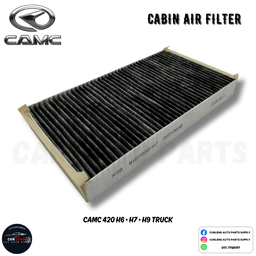 Camc 420 H6 • H7 • H9 Truck Carbon Cabin Air Filter | Shopee Malaysia