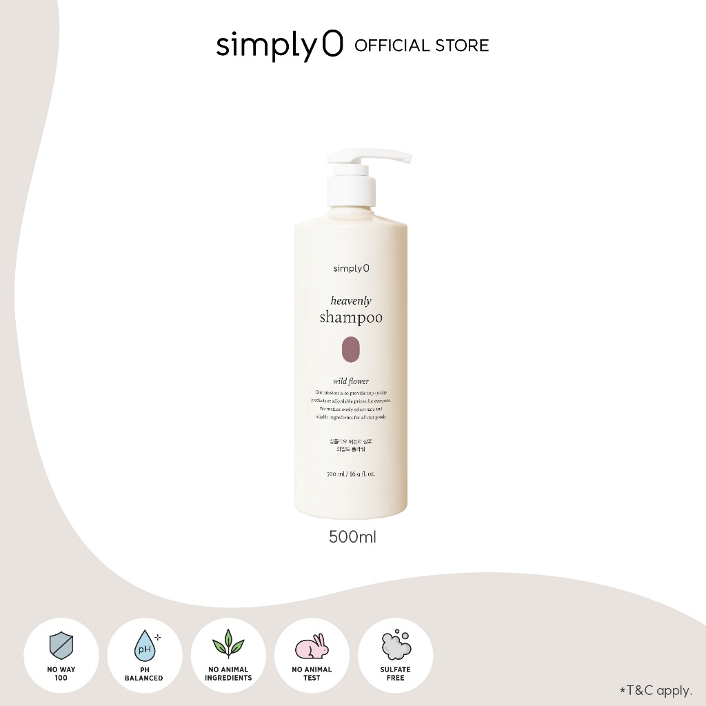 simplyO Heavenly Shampoo 500ml (Wild Flower) | Shopee Malaysia
