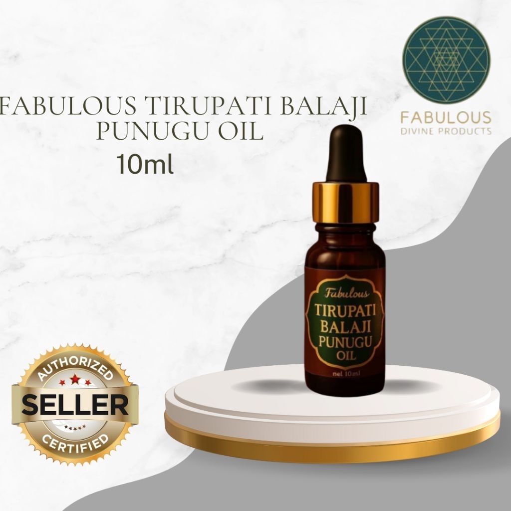 Fabulous Tirupati Balaji Punugu Oil 10ml - Civet Oil (Original from ...
