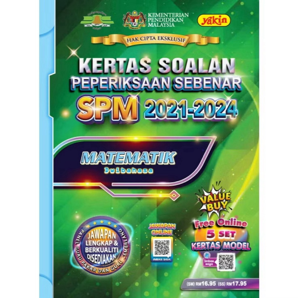 YAKIN - Edisi 2025 (Ready Stock) Past Year SPM 2021-2024 Kertas Soalan Peperiksaan Sebenar SPM ...