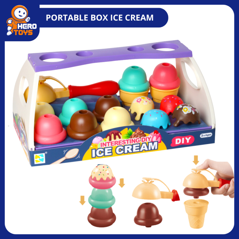 [HERO TOYS] PORTABLE BOX ICE CREAM | Shopee Malaysia