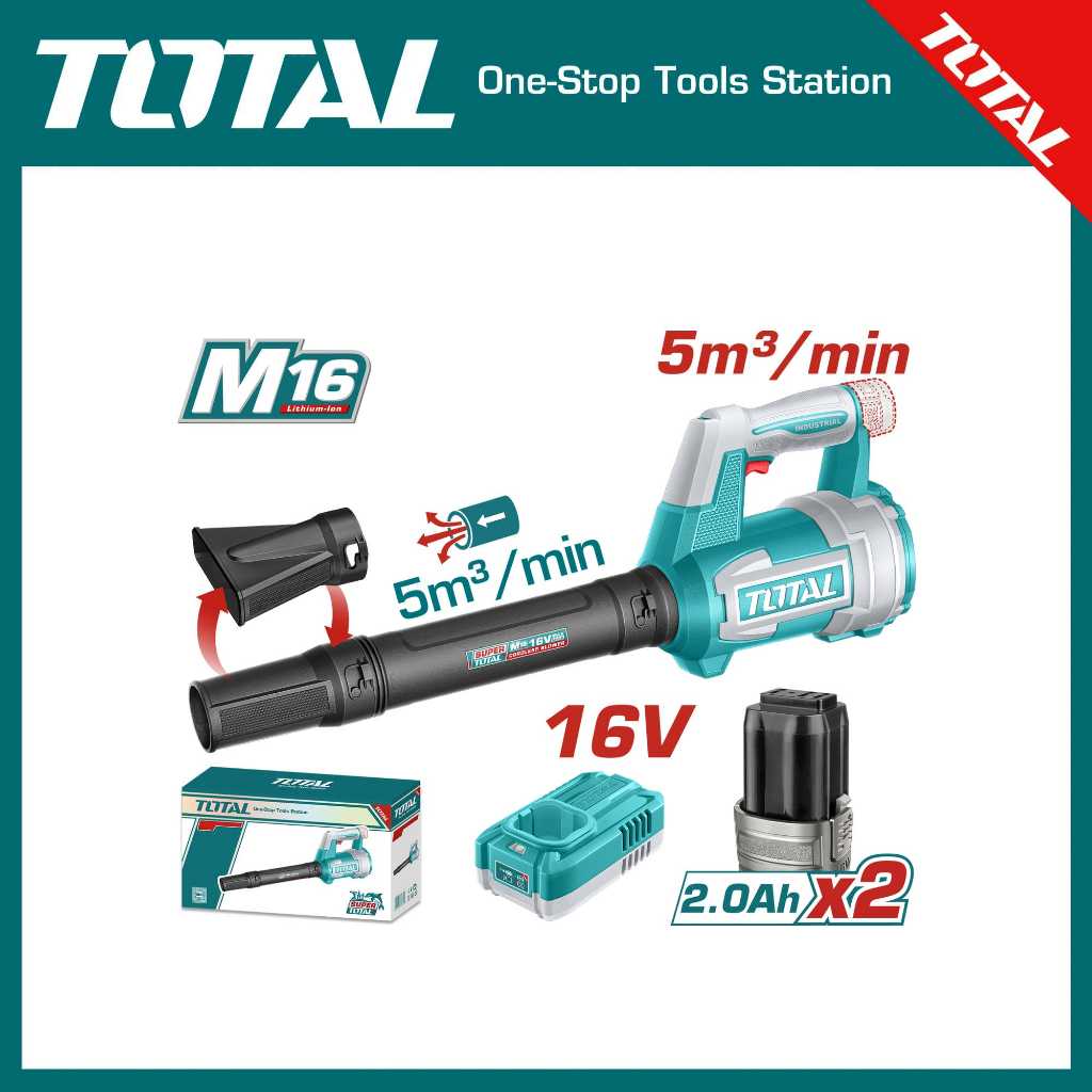 TOTAL Cordless blower TABLI168082 | Shopee Malaysia