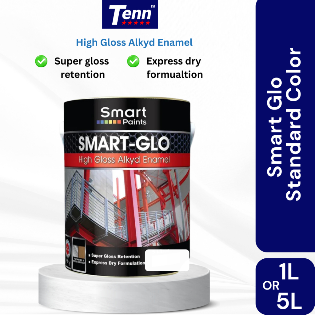 Smart Glo Wall Paint 1L & 5L- Cat Dinding / Standard Colour 41option ...