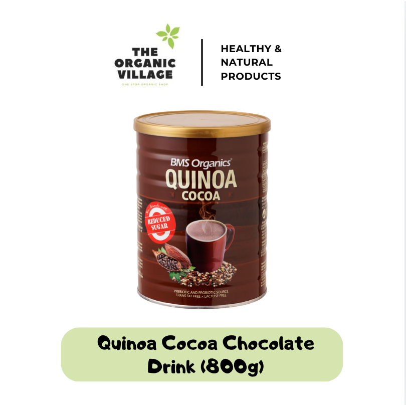 BMS Organic Quinoa Cocoa Chocolate Drink Powder (800g) Minimum Coklat ...