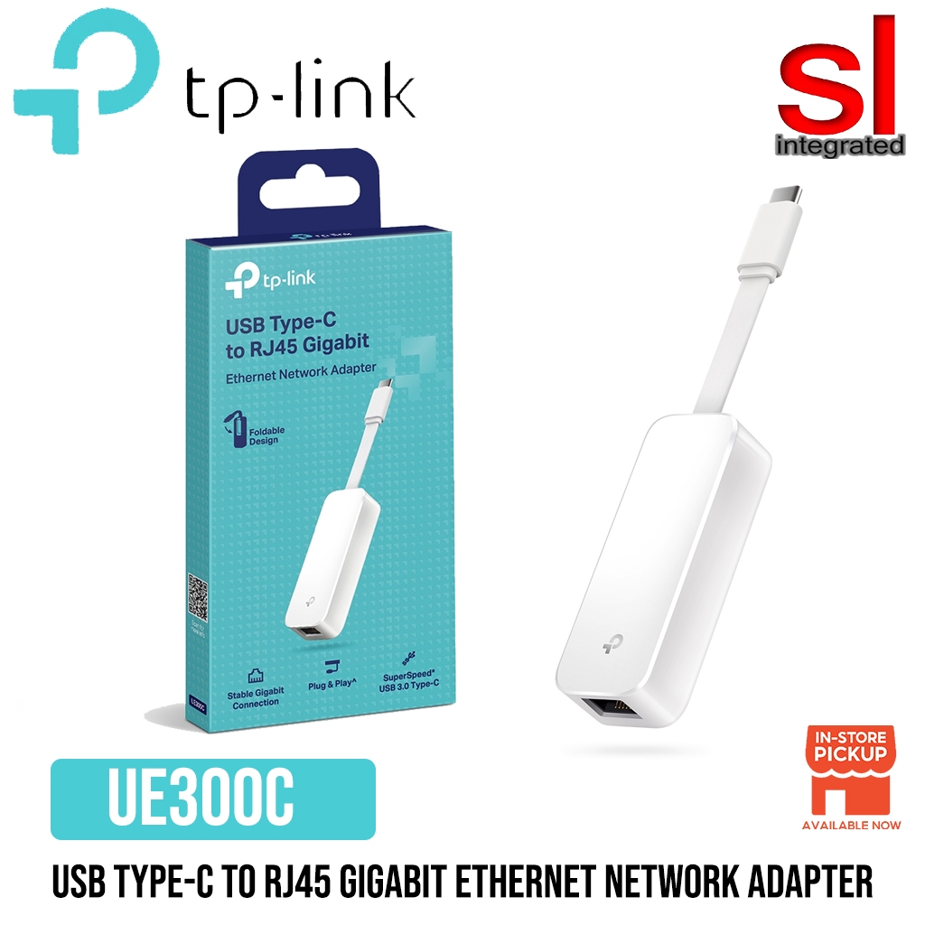 TP-LINK UE300C USB Type-C to RJ45 Gigabit Ethernet Network Adapter ...