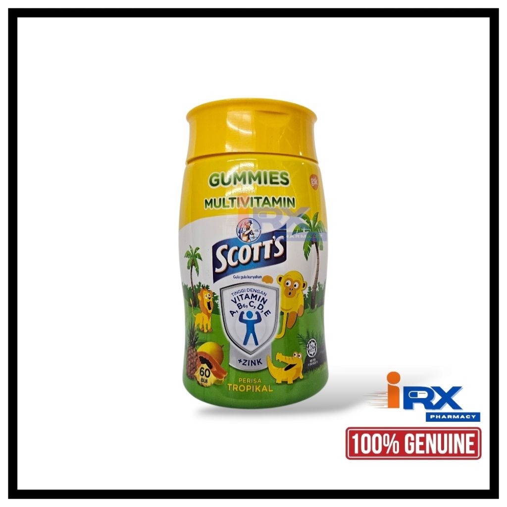Scott's Multivitamin Gummies 60's (Tropical Flavour) | Shopee Malaysia