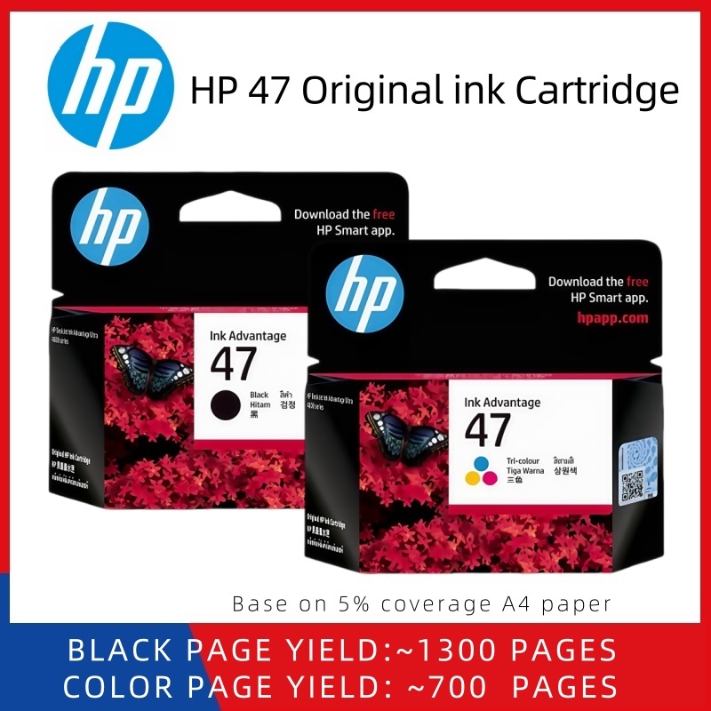 HP 47 Original Ink Cartridge Can add ink HP 4826 4825 4828 4829 4877 ...