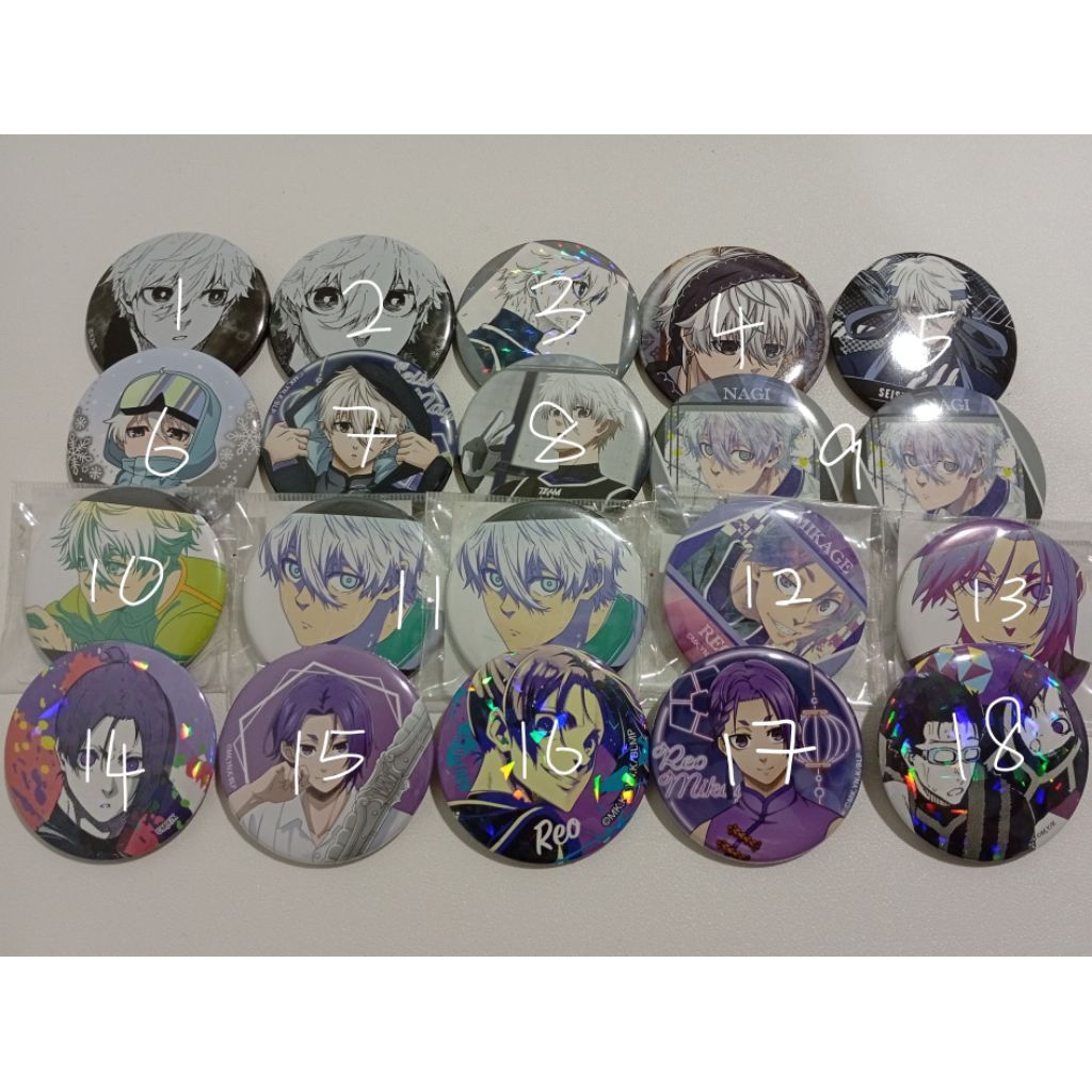 blue lock badge official anime collection | Shopee Malaysia