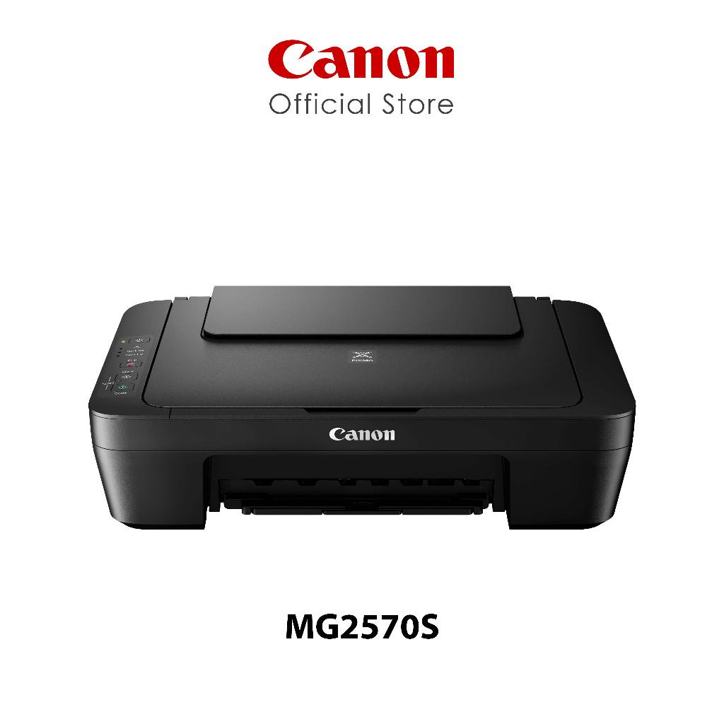 Canon PIXMA MG2570S Inkjet Printer | A4, Print, Scan, Copy | Shopee ...