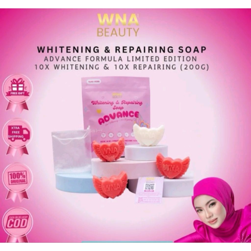 WNA WHITENING & REPAIRING SOAP ADVANCE ( 10x Whitening ) | Shopee Malaysia